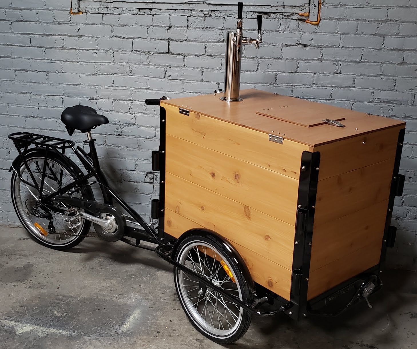 Tall Box Trike - Tall Vending Bike | Icicle Tricycles®