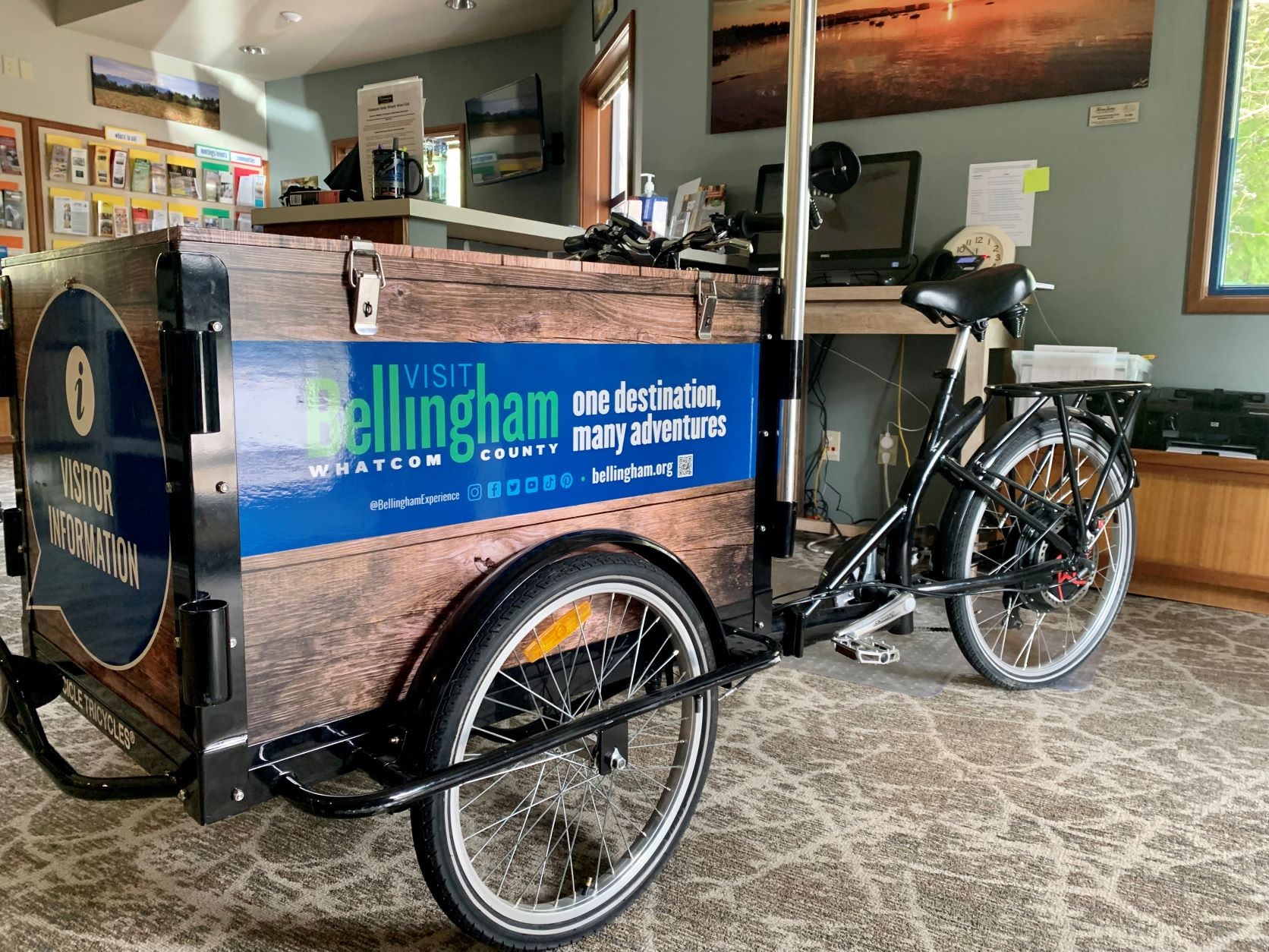 Mobile Tourist Information Kiosk Bike | Icicle Tricycles®